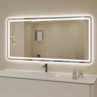 China Android Smart LED Bathroom Mirror 60x80cm 70x90cm 75x100cm with IP66 Waterproof Rating and Touch Controls for sale
