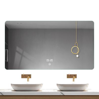 China Anti-fog Smart Touch Switch Bathroom LED Mirror 60x80cm 70x90cm 75x100cm IP66 Waterproof with Bluetooth Music for sale