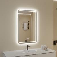 China Wall Mounted LED Bathroom Mirror 60×80cm 70×90cm 75×100cm IP66 Waterproof Smart Lighting with Anti-Fog for sale