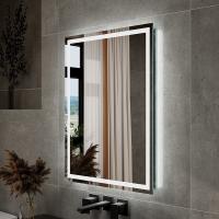 China Wall Mounted LED Bathroom Mirror 60×80cm 70×90cm 75×100cm IP66 Waterproof Smart Lighting with Anti-Fog for sale