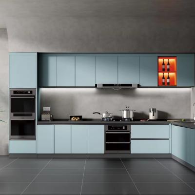 China Custom Australian Kitchen Cabinets with 20mm Quartz Countertops and 30-40 Day Delivery for sale
