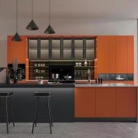 China Custom Australian Kitchen Cabinets with 20mm Quartz Countertops and 30-40 Day Delivery for sale