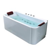 China Acrylic Waterfall Whirlpool Bathtub with 1.2HP Motor, 6 Jets and LED Lighting - 1500x800x680mm to 1850x950x630mm for sale