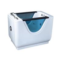 China Walk-in Whirlpool Air Massage Bathtub with 1.0HP/2.0HP Pump, LED Bubble Nozzles and Thermostat Heater for sale