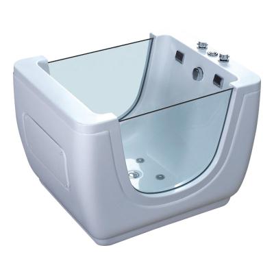 China Freestanding Baby Bath Tub with Thermometer, 1.0HP/2.0HP Water Pump, Stainless Steel 304 Frame for sale