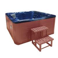 China 6-Person Outdoor Hot Tub Swim Spa with 49 Massage Jets, 3KW Heater and DVD Player - 2000x2000x890mm for sale