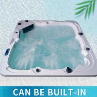 China 6-Person Outdoor Hot Tub Swim Spa with 49 Massage Jets, 3KW Heater and DVD Player - 2000x2000x890mm for sale