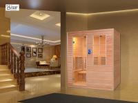 China GUDANNI Hydrogen-rich Dry Solid Wood Far Infrared Sauna Room with 6-8mm Glass and 65°C Temperature Range for sale