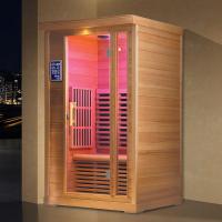 China Vitality Dry Solid Wood Wet Steam Sauna Room with Far Infrared Technology 110V-240V 60-Minute Timer for sale