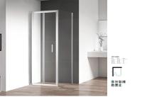 China Customizable Sliding Square Tempered Glass Shower Cabin with 8mm/10mm Thickness and Acrylic Tray for sale