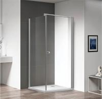 China 8mm/10mm Tempered Glass Frameless Shower Door - Custom Size Sliding Bathroom Enclosure for Hotel Applications for sale