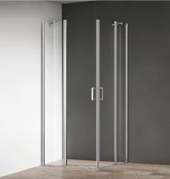 China 8mm/10mm Tempered Glass Frameless Shower Door - Custom Size Sliding Bathroom Enclosure for Hotel Applications for sale