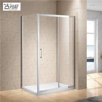 China Customizable Sliding Square Tempered Glass Shower Cabin 8mm/10mm with 5-Year Warranty for Hotel Applications for sale