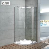 China Luxury Tempered Glass Shower Enclosure with 8mm/10mm Sliding Doors - Custom Size Modern Bathroom Design for sale