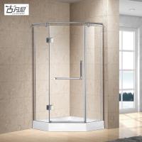 China Luxury Tempered Glass Shower Enclosure with 8mm/10mm Sliding Doors - Custom Size Modern Bathroom Design for sale