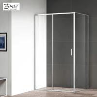 China Luxury Tempered Glass Shower Enclosure with 8mm/10mm Sliding Doors - Custom Size Modern Bathroom Design for sale
