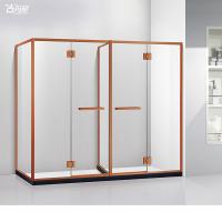China GUDANNI Stainless Steel Tempered Glass Shower Enclosure with 8mm/10mm Glass and Quadrant Sliding Door for sale