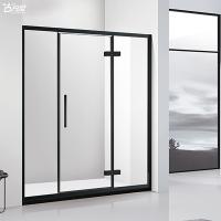 China GUDANNI Stainless Steel Tempered Glass Shower Enclosure with 8mm/10mm Glass and Quadrant Sliding Door for sale