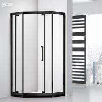 China GUDANNI Waterproof Tempered Glass Shower Enclosure with 8mm/10mm Folding Door for Modern Bathrooms for sale