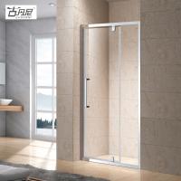 China Modern Frameless Shower Enclosure with 8mm/10mm Tempered Glass, One Fixed Panel and Outward Pivot Door for Hotel Applications for sale