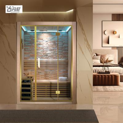 China GUDANNI GUD-SA-8813 Sauna Room with Infrared & Steam Heating System 110V-240V 60-Minute Timer for sale