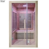 China GUDANNI 1 Person Far Infrared Sauna Cabin with 6-8mm Tempered Glass and 60 Minute Timer for sale