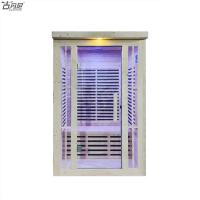 China GUDANNI 1 Person Far Infrared Sauna Cabin with 6-8mm Tempered Glass and 60 Minute Timer for sale