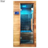 China GUDANNI 1 Person Far Infrared Sauna Cabin with 6-8mm Tempered Glass and 60 Minute Timer for sale