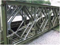 China Durable Industrial Pre-engineered Steel Bridge Construction Galvanized Modular Steel Structure Bridge for sale