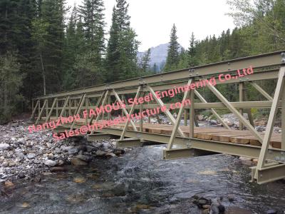 China Prefabricated Steel Bailey Bridge Modular Designed Compact Panel Assembly for sale