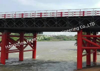 China Chinese Steel Fabricator Supply Prefabricated Steel Structural Bailey Bridge Of Reinforced Steel Q345 for sale