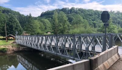 China Compact 200 Mabey Bridge System Modular Prefabricated Steel Panel Bridge Components for sale