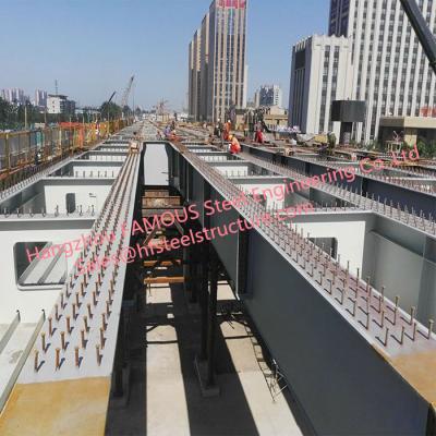 China Large Span Box Structural  Bridge Complex Interchange Bridge Metal Frame Box Girder Bridge for sale