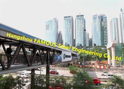 China Long Span Metal Structure For Pedestrian Overcrossing Steel Bailey  Pedestrian Bridge Solutions for sale