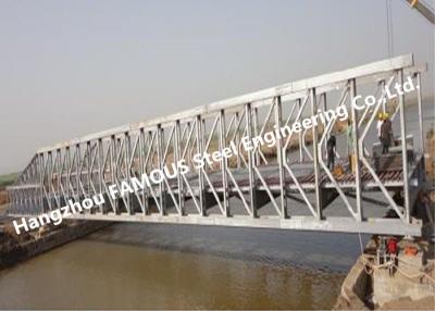 China Multi-span Single Lane Steel Box Girder Bailey Bridges Structural Formwork Truss Construction for sale