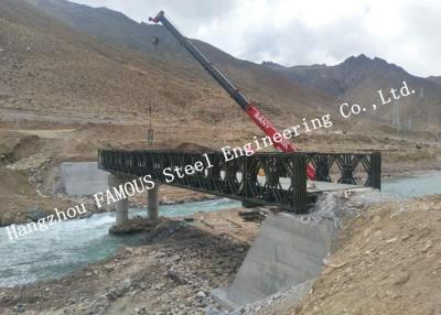 China Heavy Loading Capacity Modular Steel Bailey Bridge Great Stability Long Fatigue Life for sale