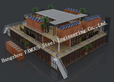 China Customized Modular Prefab Container House For Shopping Center or Coffee Bar for sale