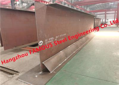 China Q355nhd Weathering Steel Assembled Bridge Main Girder Structural Truss Bridge With Long Service life for sale