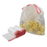 China Colored Drawstring Garbage Bags Ultra Strong 10 Micron -100 Micron for sale