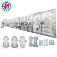 China Full Servo Sanitary Napkin Production Line with 90% Efficiency and 12-Month Warranty for sale