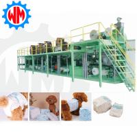 China Full Servo Pet Diaper Production Machine 800pcs/Min with CE Certification 25m x 6m Size for sale
