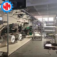 China Full Servo Pet Diaper Production Machine 800pcs/Min with CE Certification 25m x 6m Size for sale