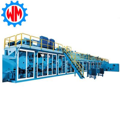 China High Speed Fully Automatic Baby Diaper Machine 600-800 Pcs/Min with CE Certification and Full Servo Control for sale
