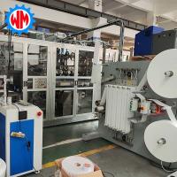 China Full Servo Pull-Up T-Shape Diaper Manufacturing Plant with 600-800 pieces/minute Capacity and CE Certification for sale