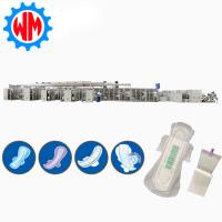 China Full Servo Sanitary Napkin Production Line with 1200 pcs/min Speed and 45 kW Capacity - Automated Control System for sale