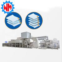 China Full Servo Sanitary Pad Making Machine 500 PPM with PLC Control, 380V Power, 70 Ton Weight for Custom Production for sale