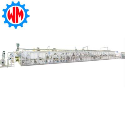 China 1200pcs/Min Sanitary Napkin Production Line with PLC Control | 25x4x3m Size | 50 Tons Weight for sale