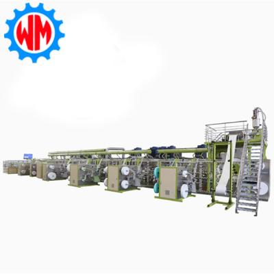 China Full Automatic Servo Baby Diaper Production Line 380V 50Hz 4 Phase - 500 PPM Speed, 70 Tons Weight for sale