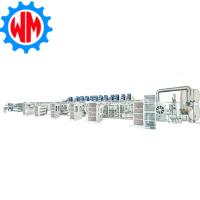 China 380V 50Hz 4 Phase Diaper Manufacturing Machine Production Line Customized 25m for sale