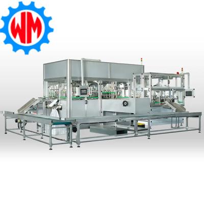 China Full Servo Sanitary Napkin & Adult Diaper Packing Machine - 70 Bags/Minute, 16.5KW Power, Auto Stacking System for sale